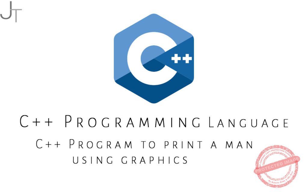 C++ Program to print a man using graphics - Just Tech Review