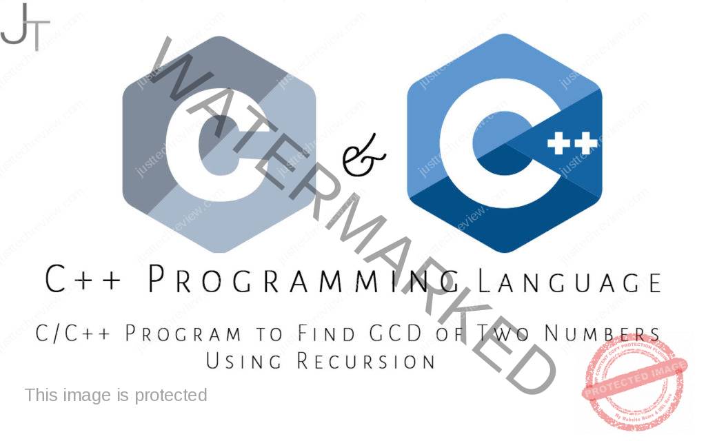 Cc Program To Find Gcd Of Two Numbers Using Recursion Just Tech Review