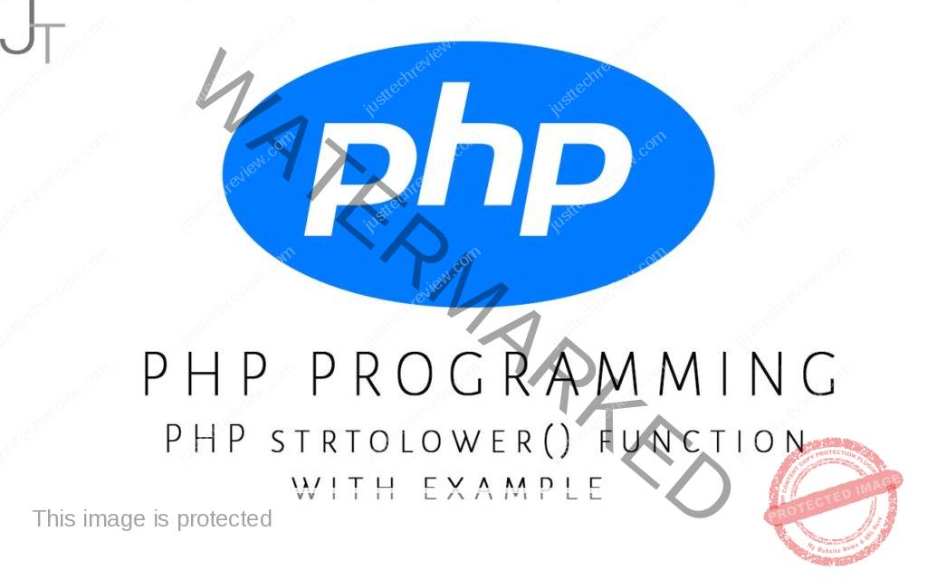 PHP strtolower() function with example - Just Tech Review